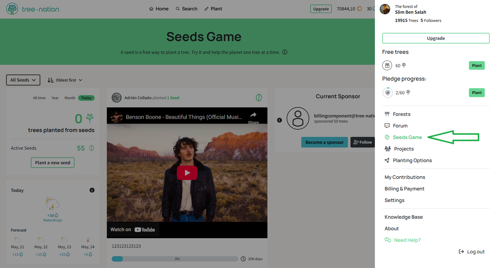 Seeds Game